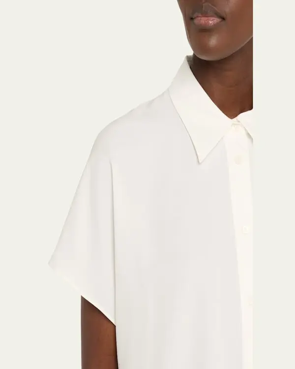 Lafayette 148 New York Silk Georgette Blouse