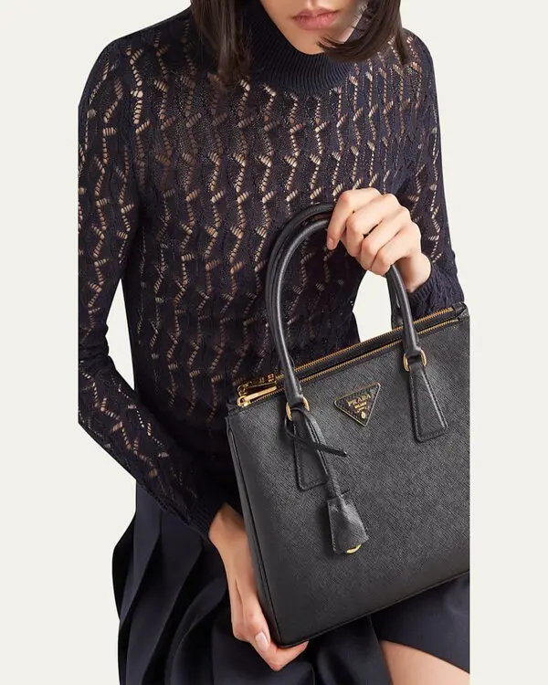 Prada Galleria Medium Top-handle Bag - Nero