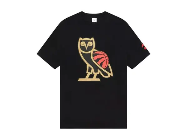 OVO X Nba Toronto Raptors Og Owl T-shirt - Black