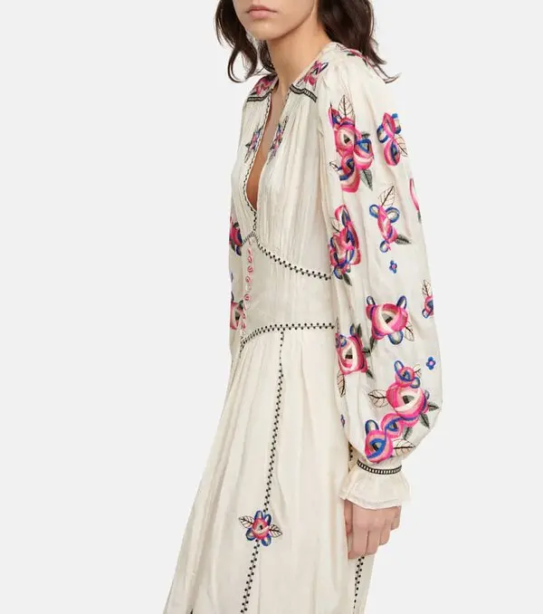 Isabel Marant Étoile Moyrae Floral Silk Maxi Dress