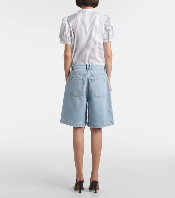 FRAME The Trouser Denim Bermuda Shorts
