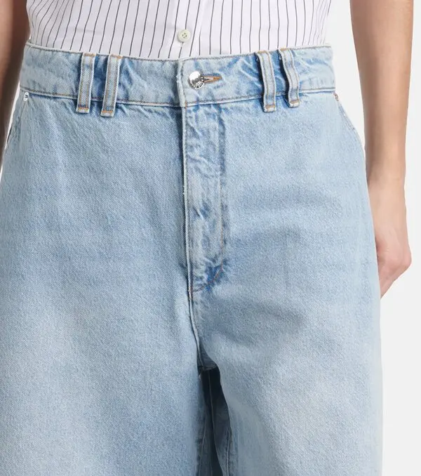 FRAME The Trouser Denim Bermuda Shorts