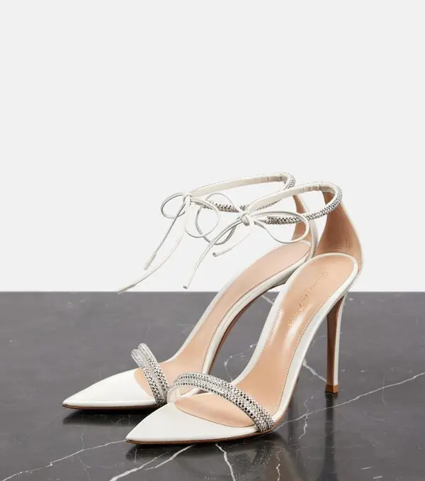 GIANVITO ROSSI Bridal Montecarlo 105 Embellished Sandals