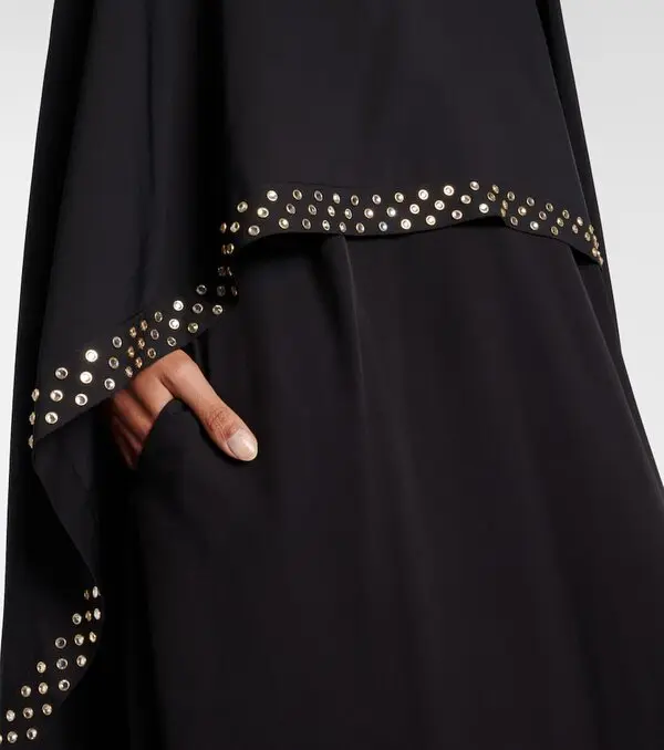 Stella McCartney Embellished Caped Maxi Dress