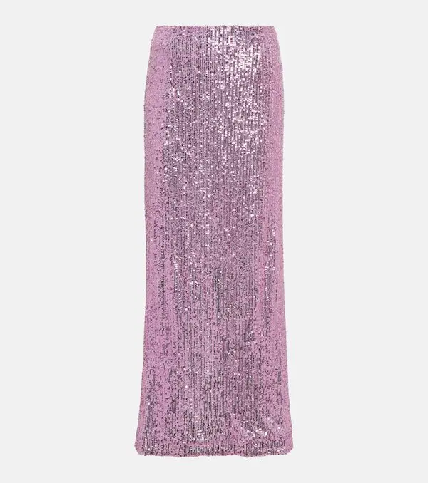 TOM FORD Sequin-embellished Maxi Skirt - Black