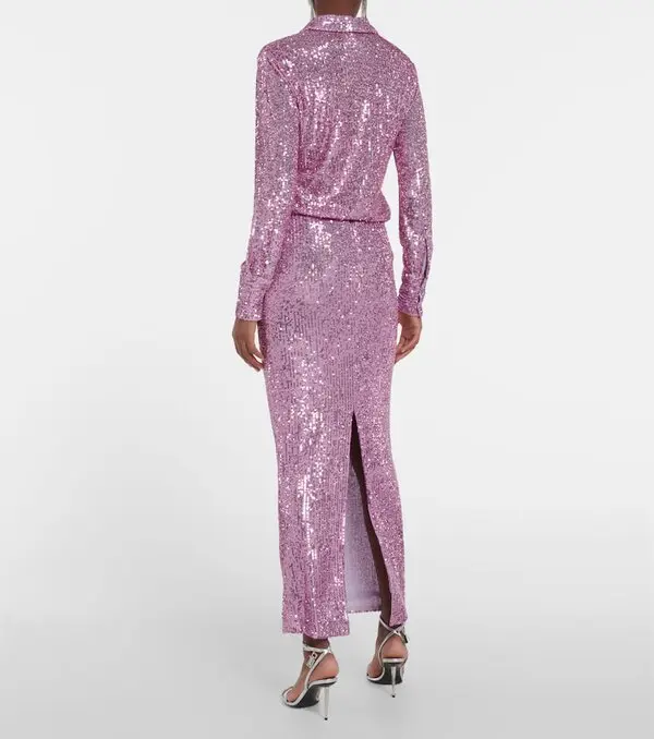 TOM FORD Sequin-embellished Maxi Skirt - Black