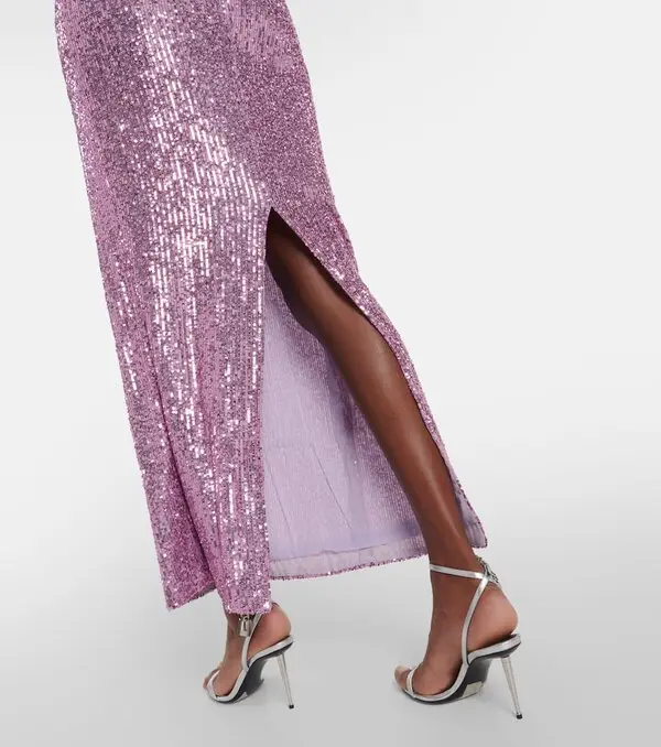 TOM FORD Sequin-embellished Maxi Skirt - Black