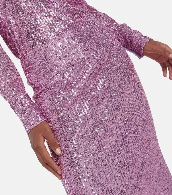 TOM FORD Sequin-embellished Maxi Skirt - Black