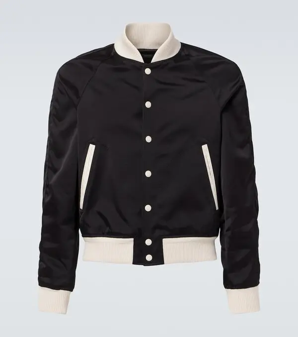 TOM FORD Satin Blouson - Black