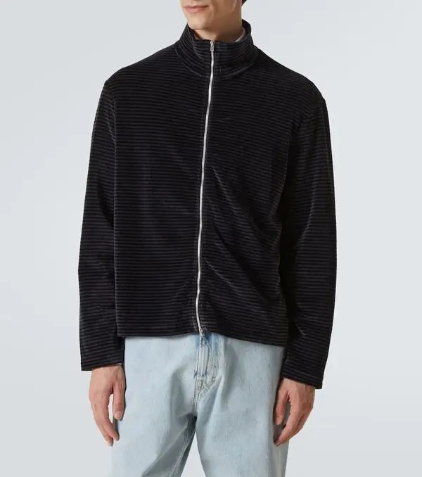 Our Legacy Shrunken Striped Track Jacket