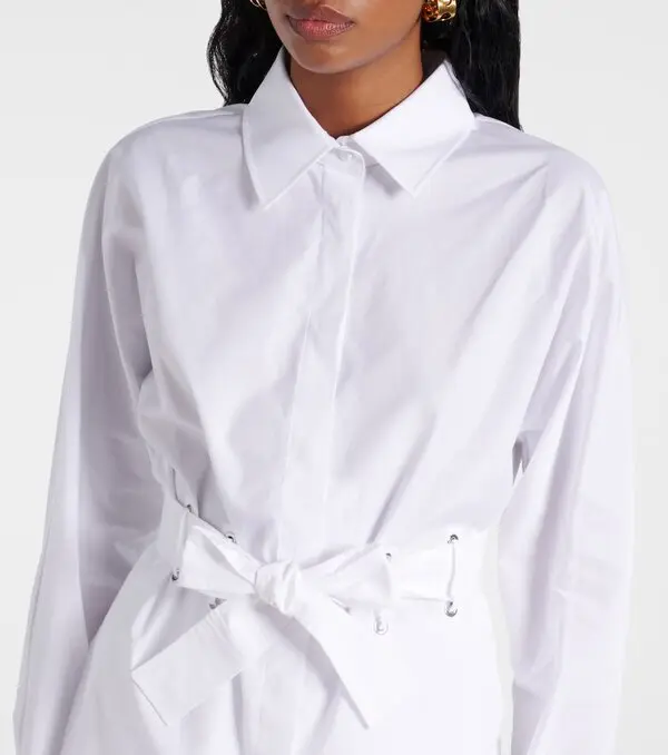 Max Mara Juglas Cotton Blouse - White