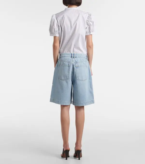 FRAME The Trouser Denim Bermuda Shorts