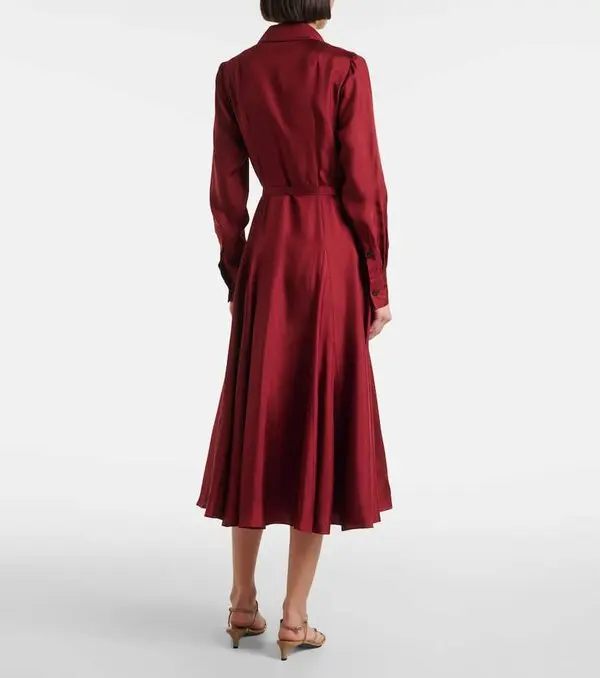 burgundy emilia wickstead dress Emilia Wickstead main image 0
