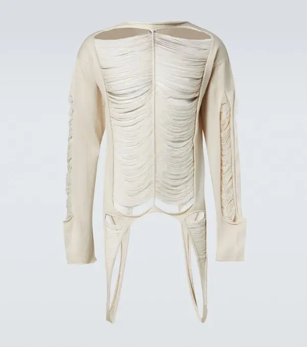 Rick Owens Distressed Wool Sweater