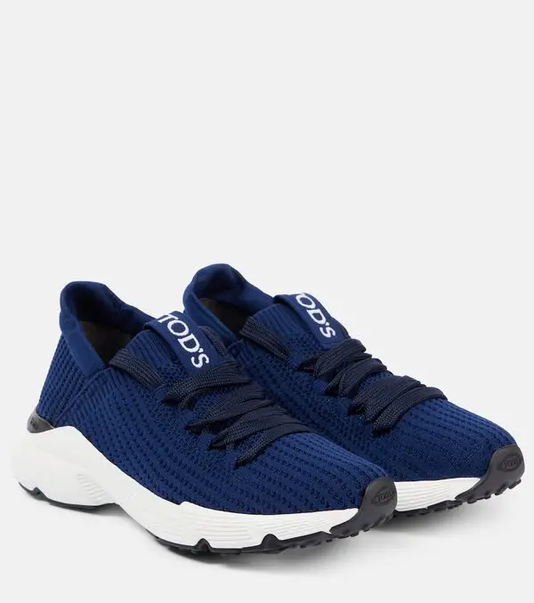 TOD'S Knitted Sneakers - Blue