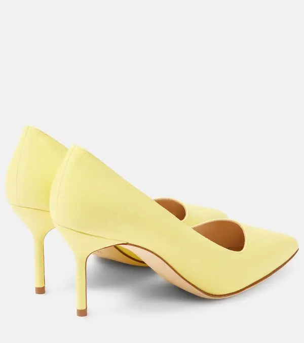 Manolo Blahnik Bb 70 Suede Pumps