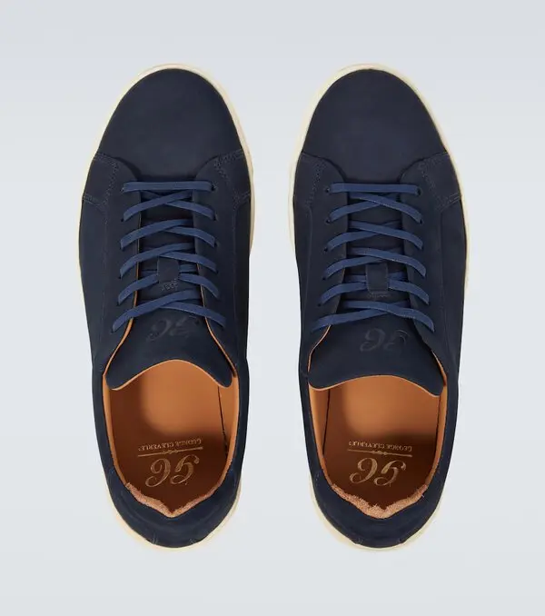 George Cleverley Jack Ii Suede Sneakers - Blue