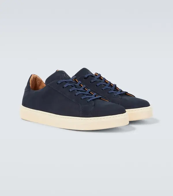 George Cleverley Jack Ii Suede Sneakers - Blue