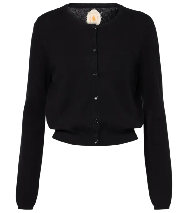 Jardin Des Orangers Cotton And Cashmere Cardigan - Black