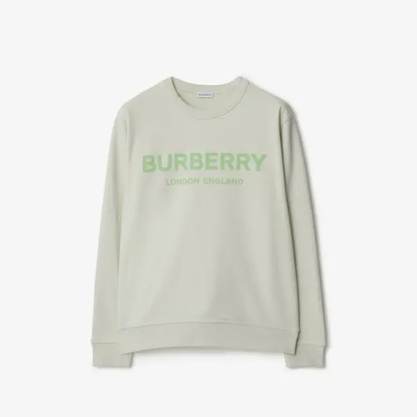 Burberry Logo Cotton Sweatshirt - Pistachio