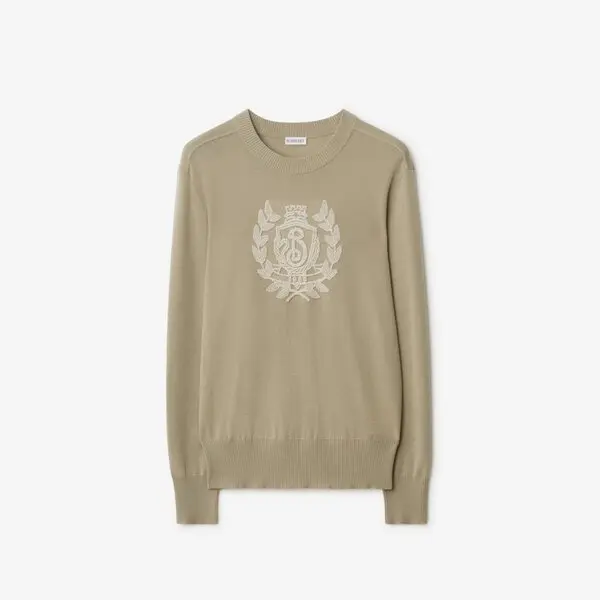 Burberry B Crest Wool Sweater