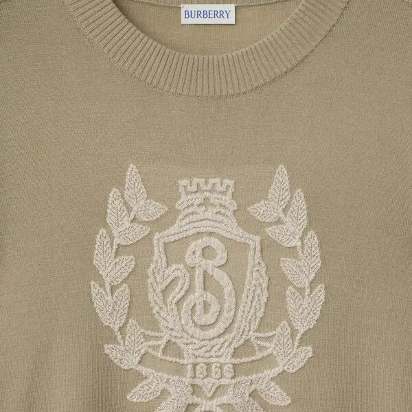 Burberry B Crest Wool Sweater