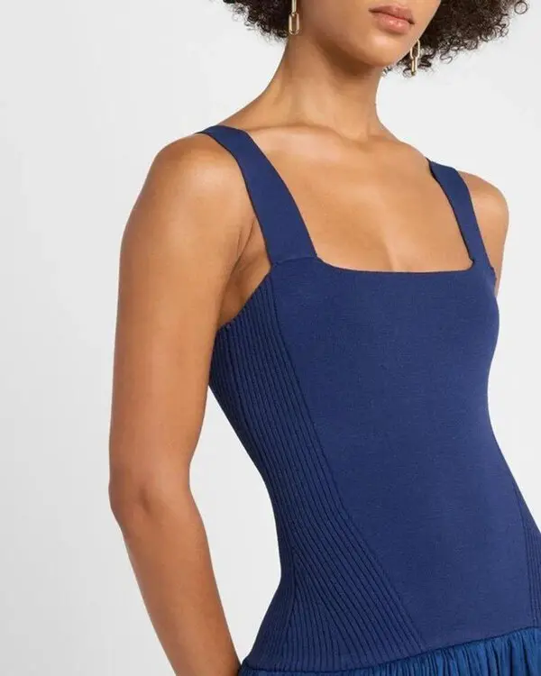 LA LIGNE Henriette Mixed-media Dress