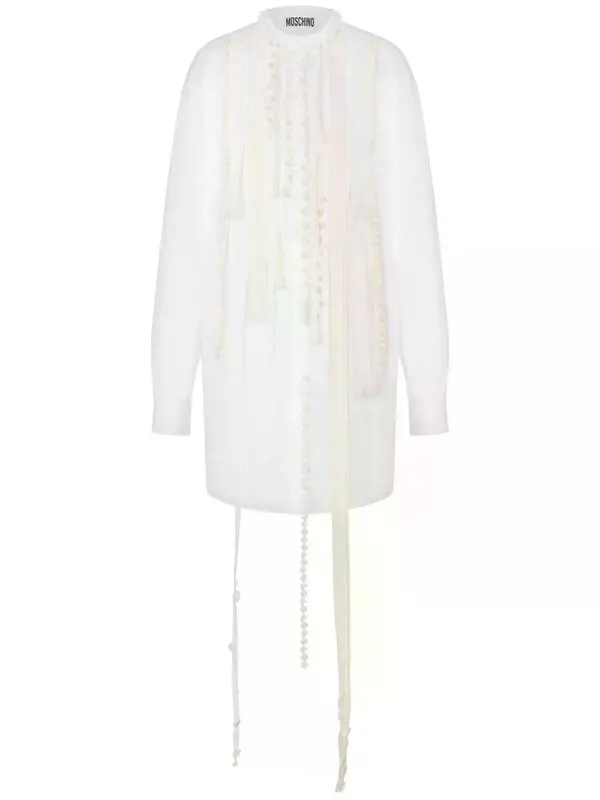 Moschino Appliqué-detailing Dress - White
