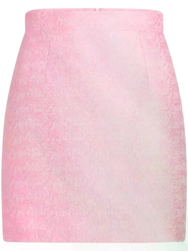 PATOU Organic-cotton Tweed Mini Skirt - Pink