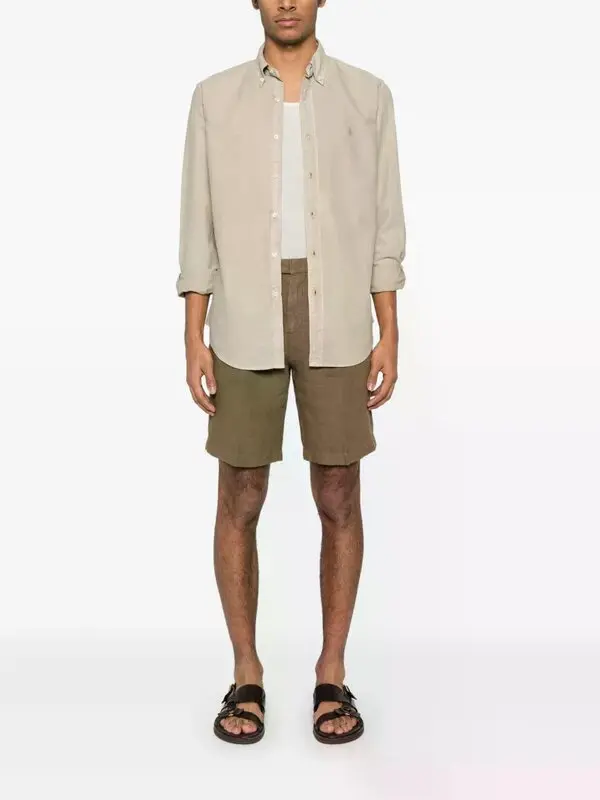 Polo Ralph Lauren Embroidered-logo Shirt - Neutrals