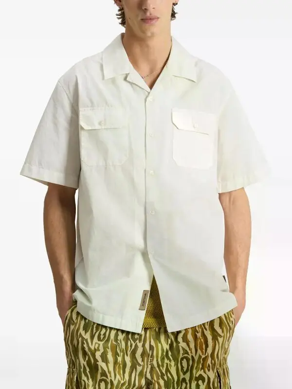 Woolrich Garment-dyed Cotton Shirt - White