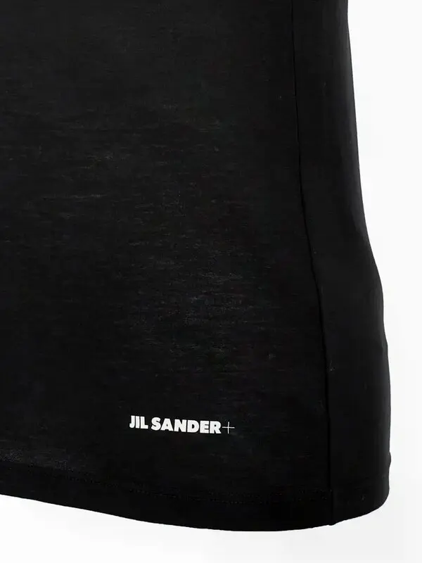 JIL SANDER Scoop-neck Tank Top - Black