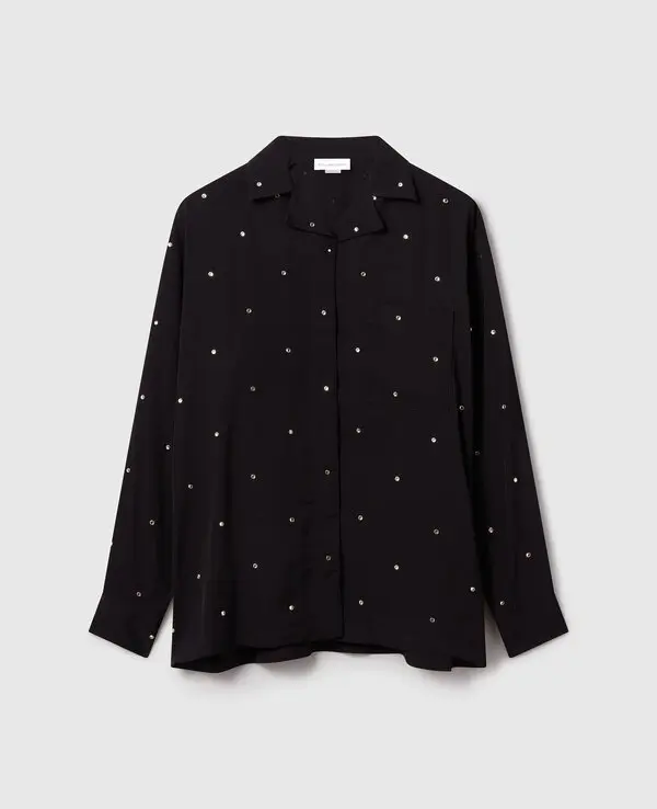 Stella McCartney Crystal Oversized Shirt