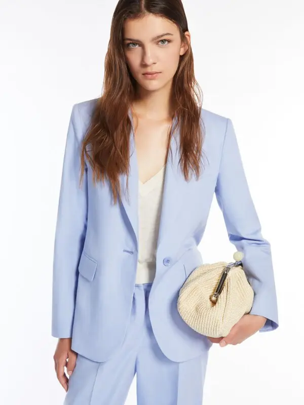 Max Mara Cotton And Linen Blazer