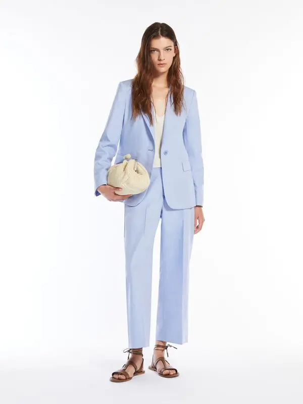 Max Mara Cotton And Linen Blazer
