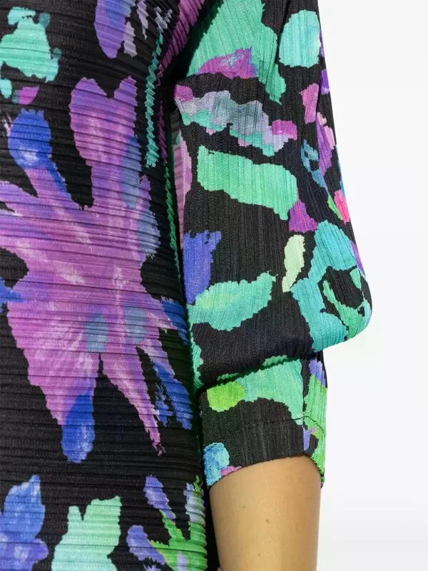 Issey Miyake Printed Mini Dress