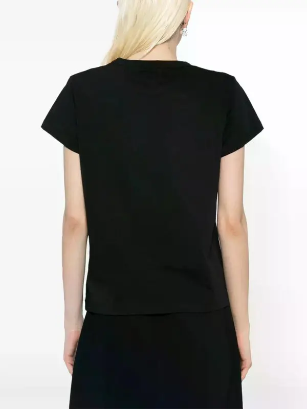 AGNES B. Graphic-print T-shirt - Black
