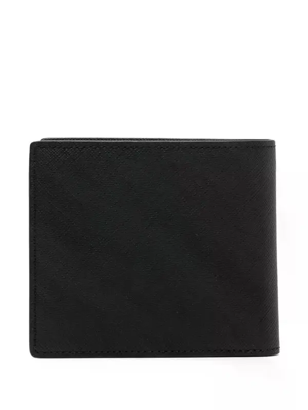 AGNES B. Leather Wallet - Black