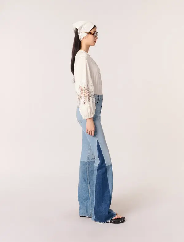 Maje Viscose Long Sleeve Blouse