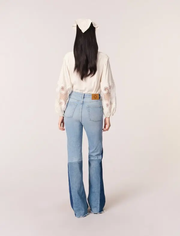 Maje Viscose Long Sleeve Blouse