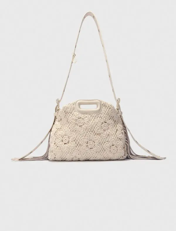 Maje Mini M Crochet Bag