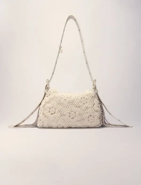 Maje Mini M Crochet Bag