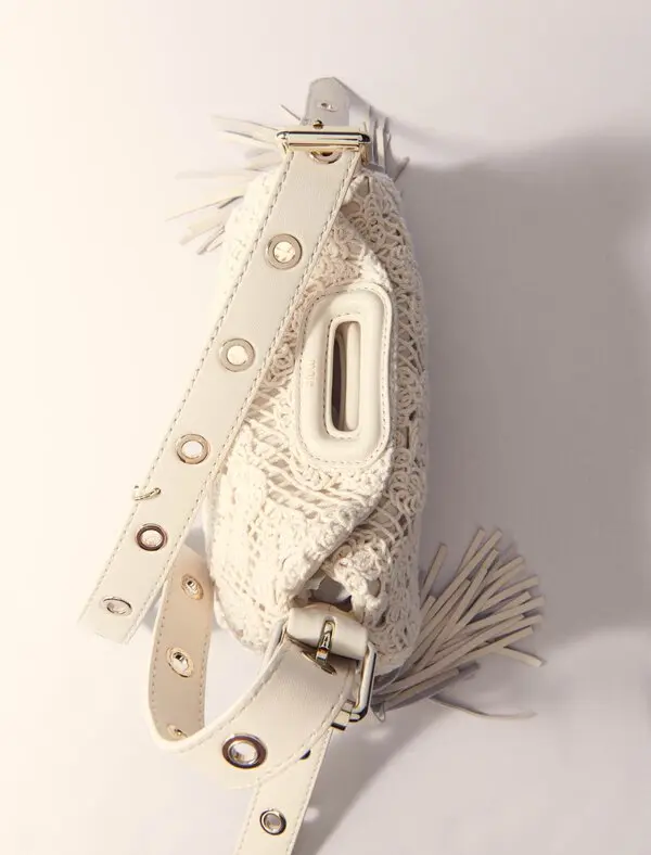 Maje Mini M Crochet Bag