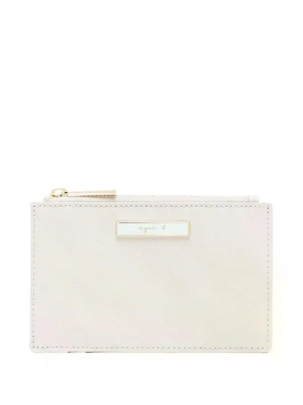 AGNÈS B. Logo Cardholder - Neutrals