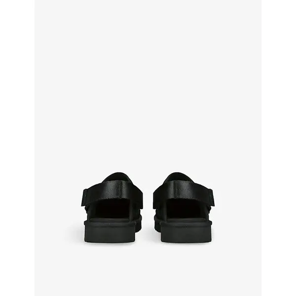UGG Goldencoast Ii Branded Suede Clogs - Black