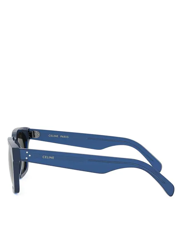 Celine 3 Dots Geometric Sunglasses - Blue/smoke