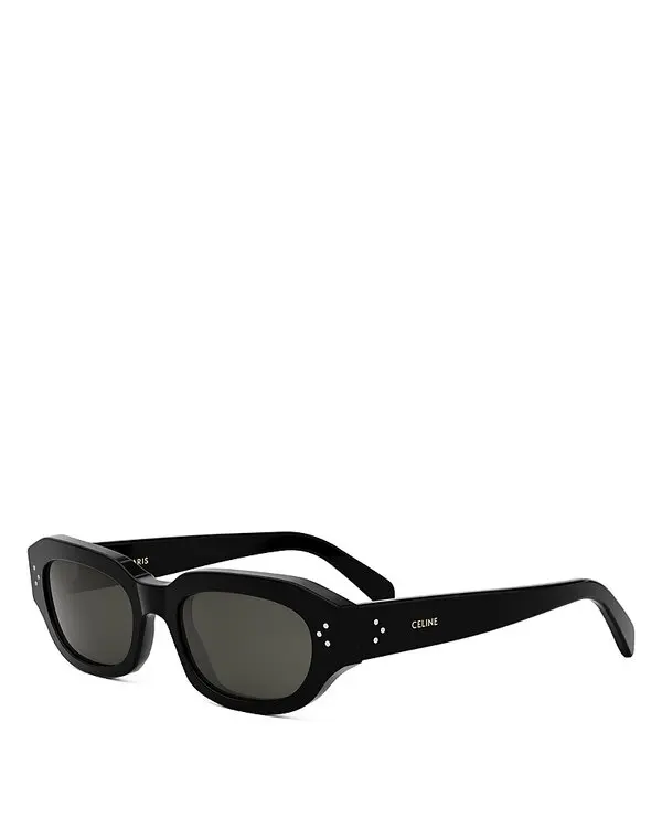Celine 3 Dots Geometric Sunglasses, 54mm - Black/smoke