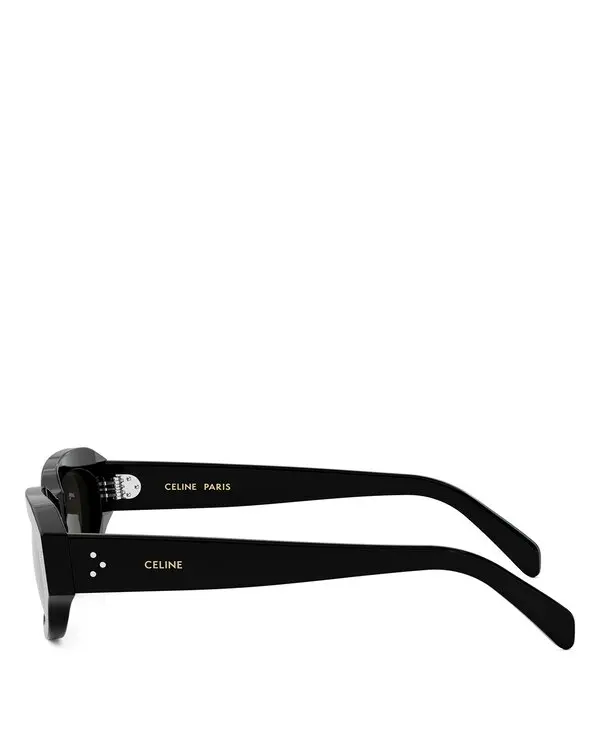 Celine 3 Dots Geometric Sunglasses, 54mm - Black/smoke