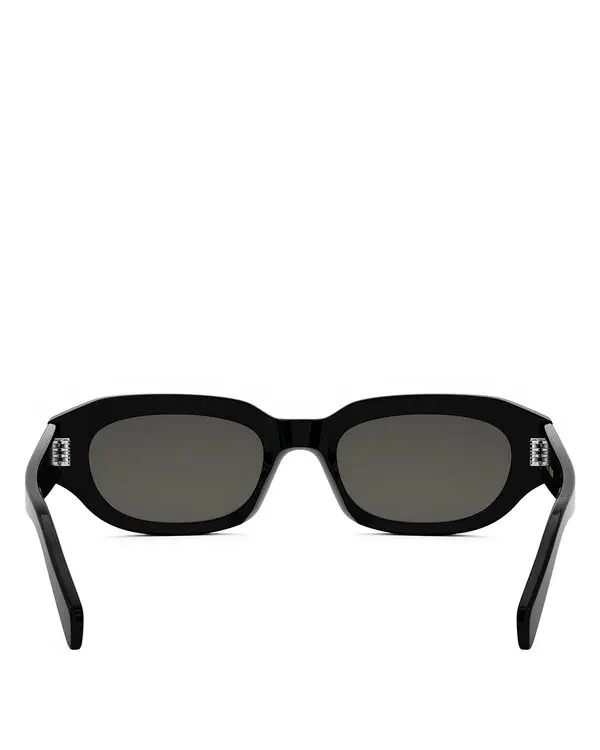 Celine 3 Dots Geometric Sunglasses, 54mm - Black/smoke