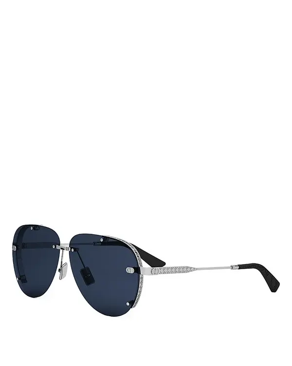 Dior Neodior A1u Pilot Sunglasses - Palladium/blue